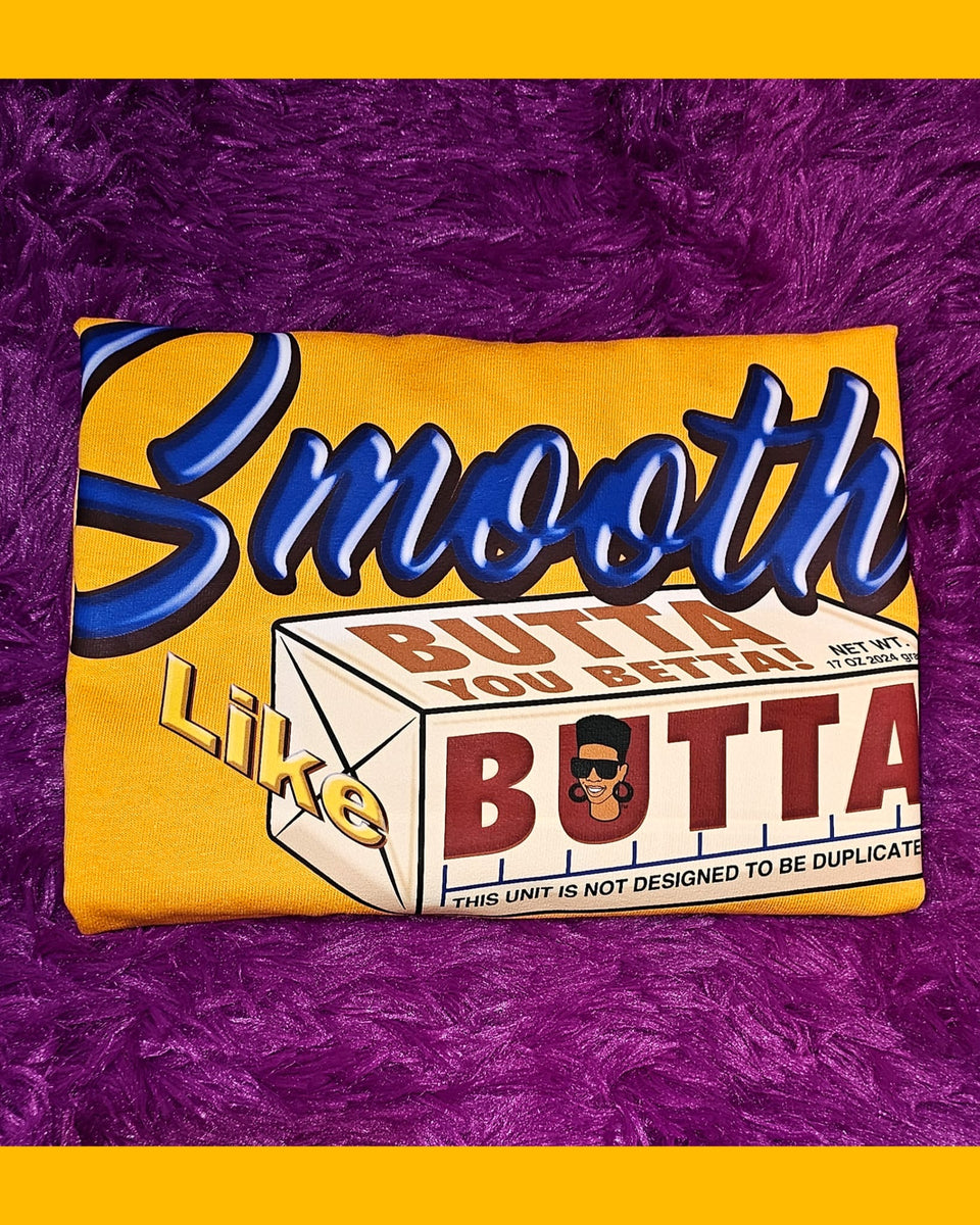 Smooth Like Butta: Gold & Blue – IAmSupaBlackGirl